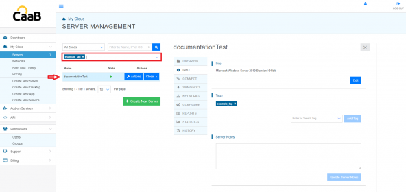 Create Tag & Assign - CaaB