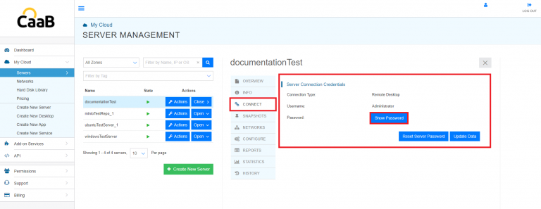 View Password - CaaB